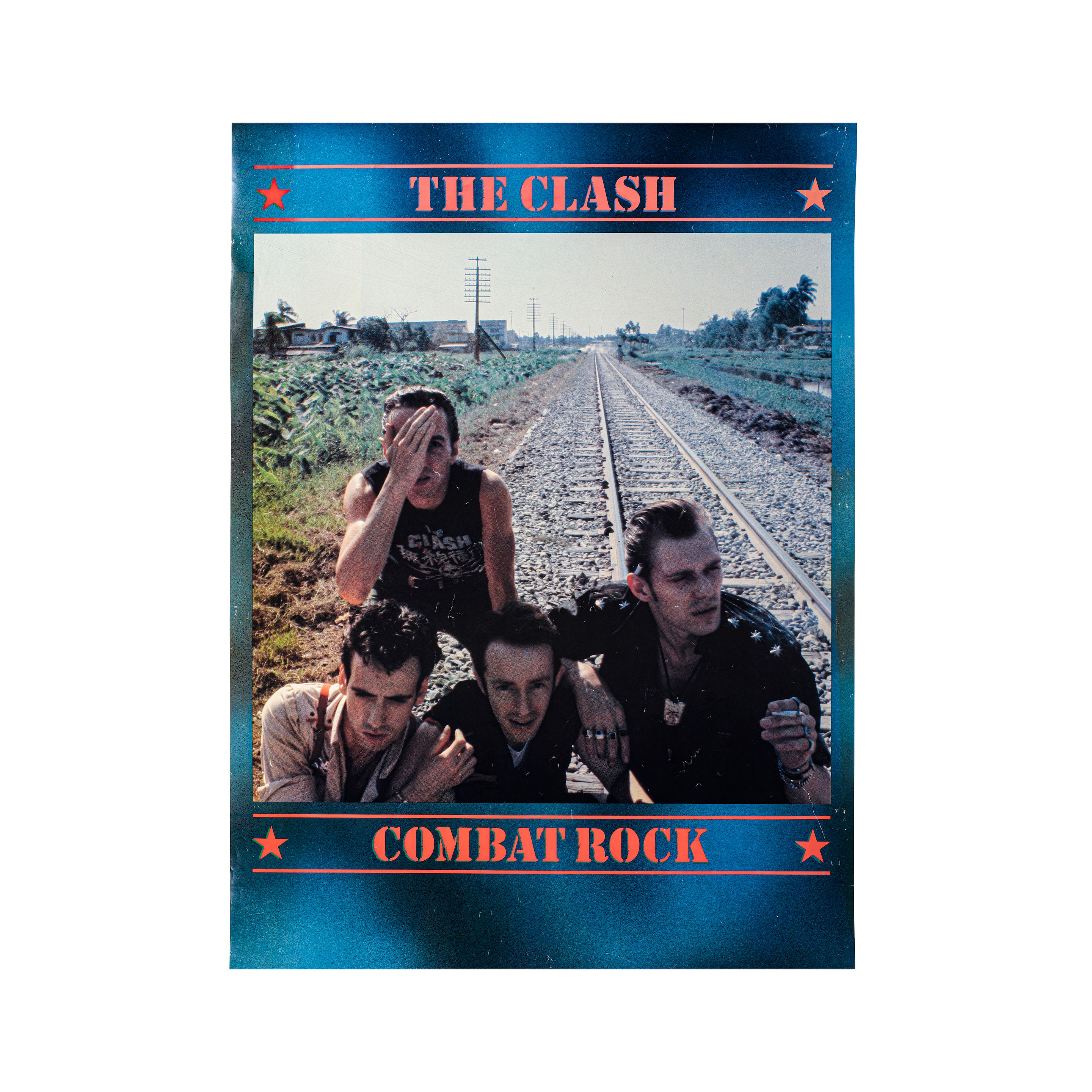 Bonhams : THE CLASH COMBAT ROCK U.S. PROMOTIONAL POSTER