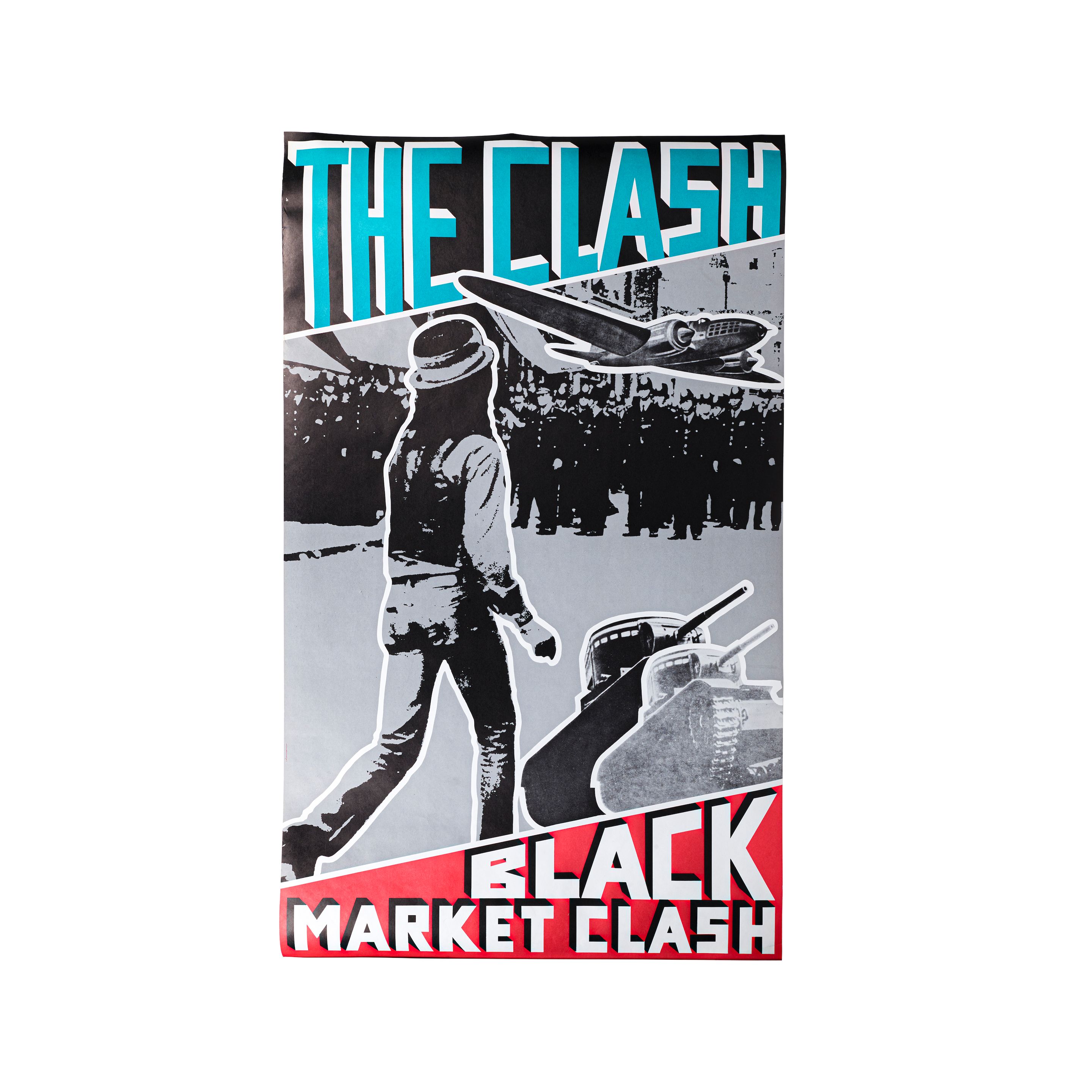 Bonhams : THE CLASH A BLACK MARKET CLASH PROMOTIONAL POSTER