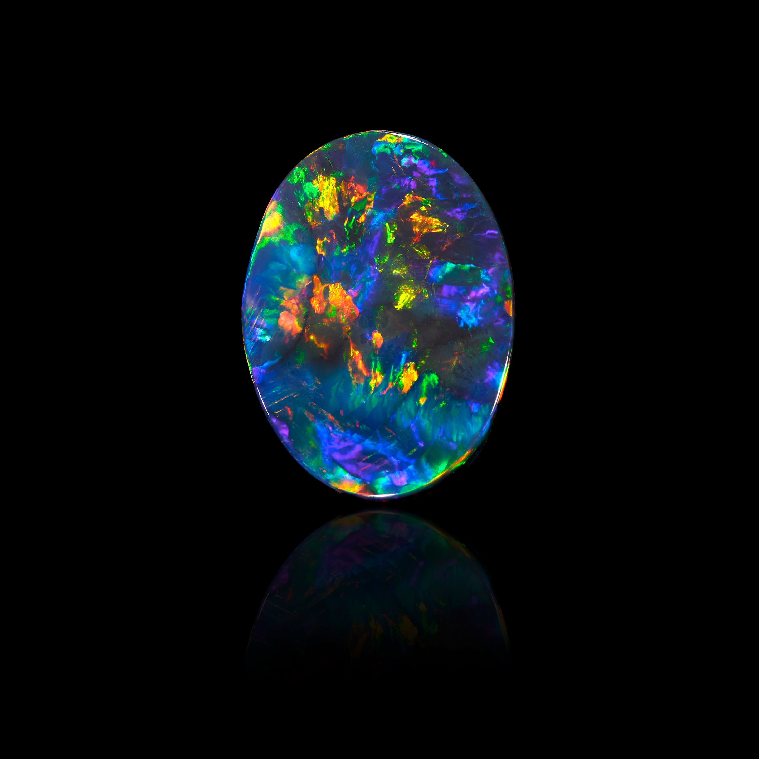 Bonhams : Rolling Ribbon Pattern Black Opal--The Kaleidoscope