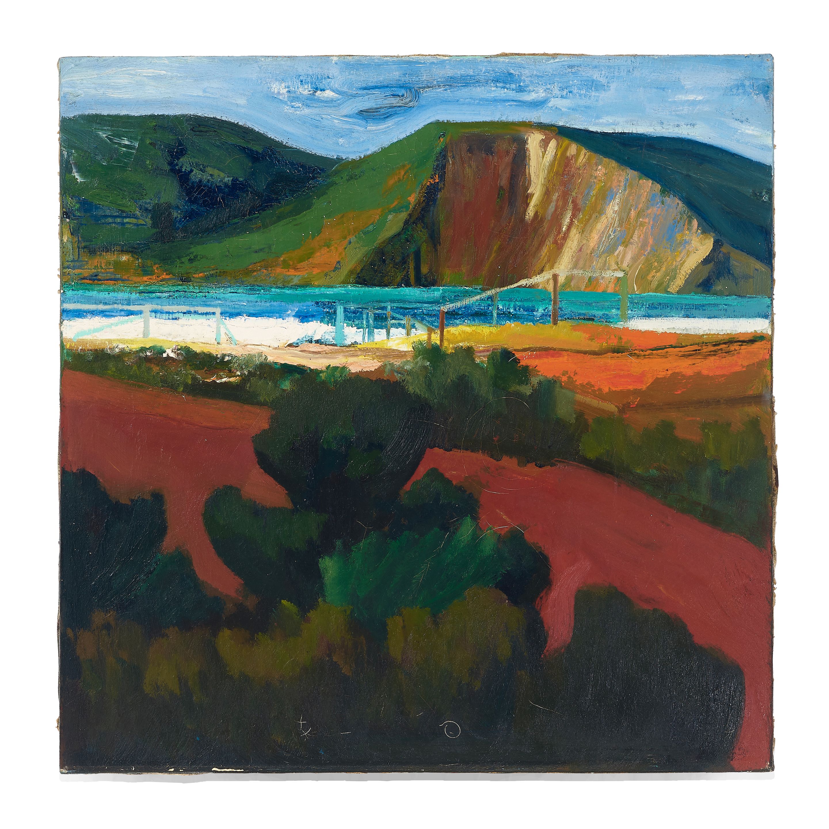 Bonhams : JAMES WEEKS (1922-1998) Afternoon Landscape, 1963