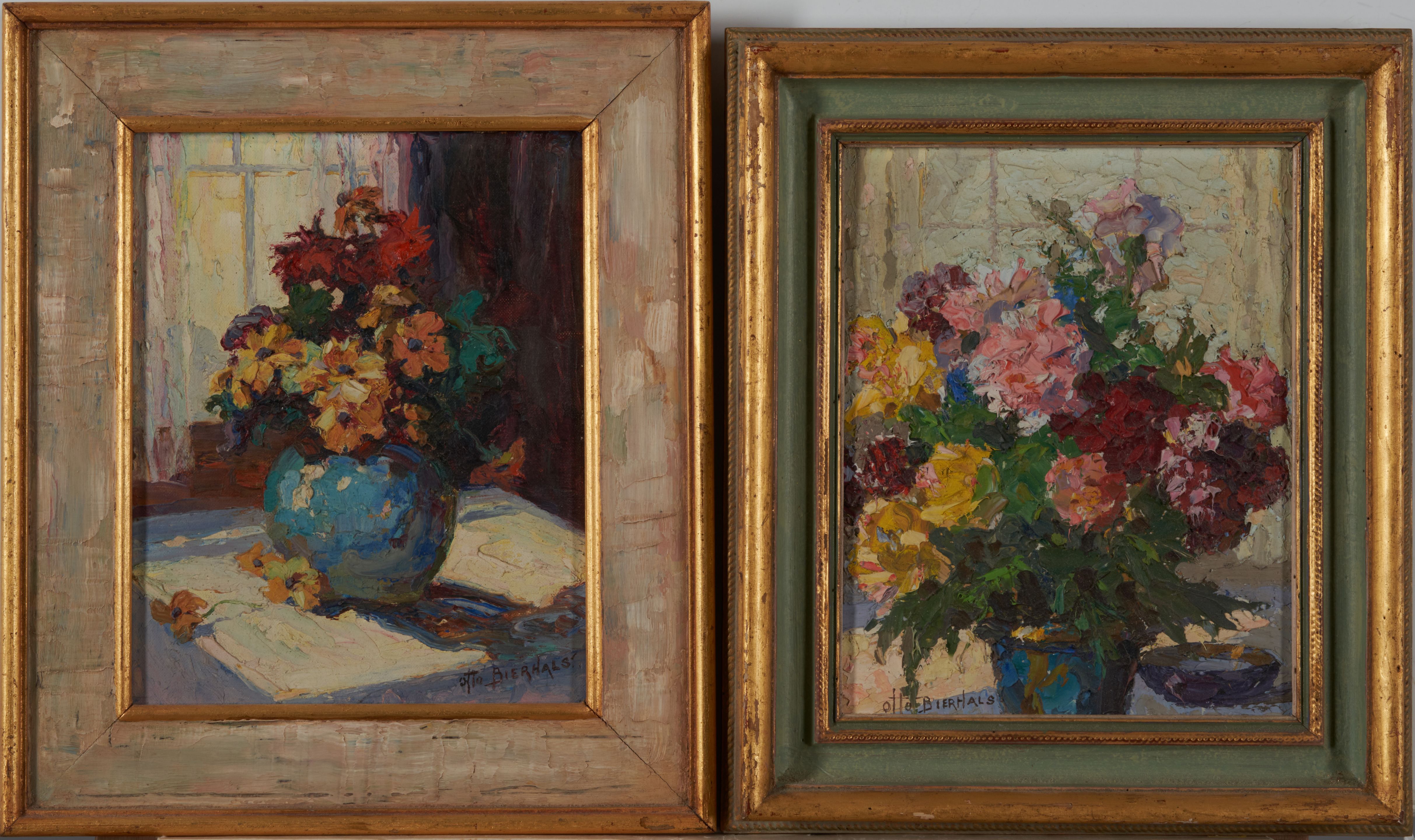 Bonhams Skinner : OTTO BIERHALS (AMERICAN, 1879-1944) TWO STILL LIFES