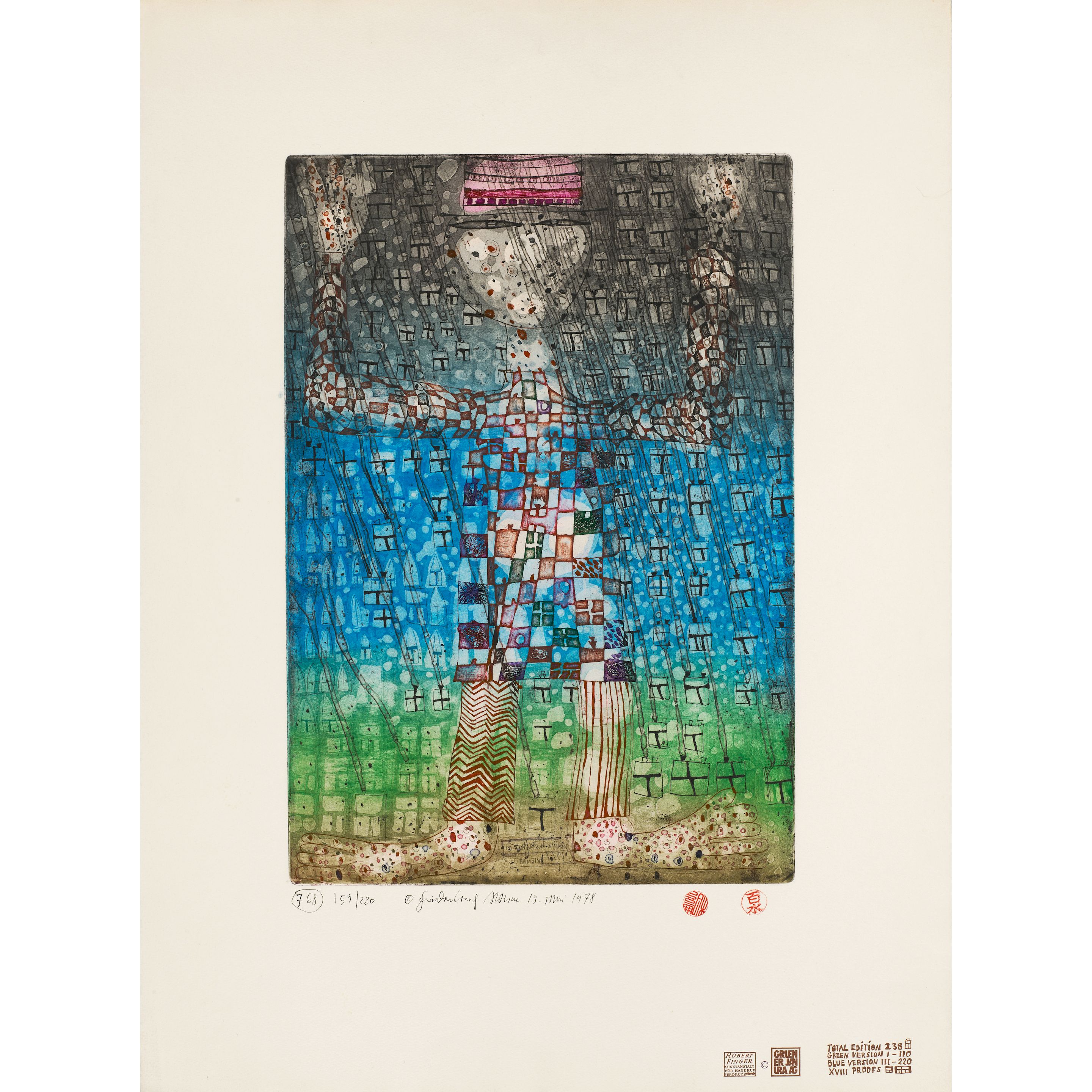 Bonhams : Friedensreich Hundertwasser (1928-2000); The Occidental;