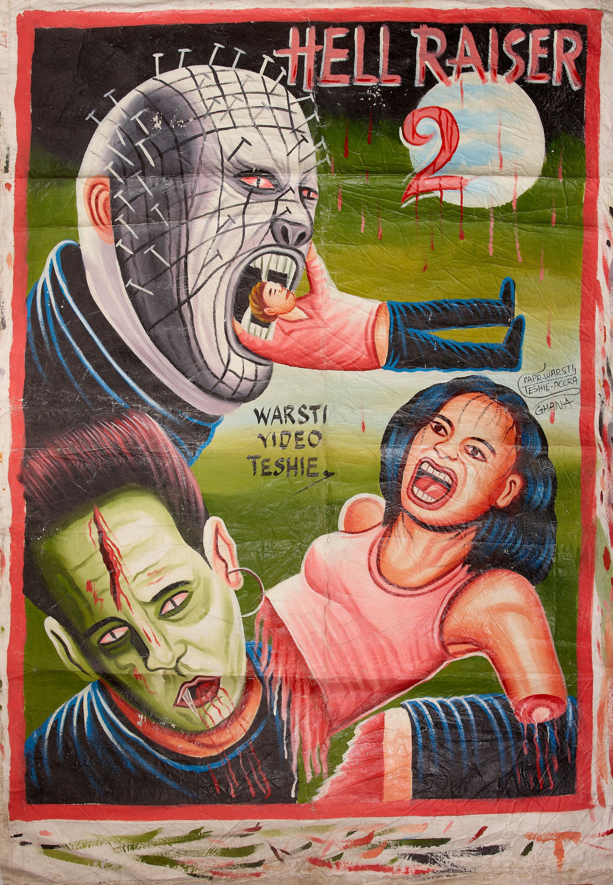 Bonhams : Hellbound Hellraiser II Hand Painted One-of-a-Kind Papa ...