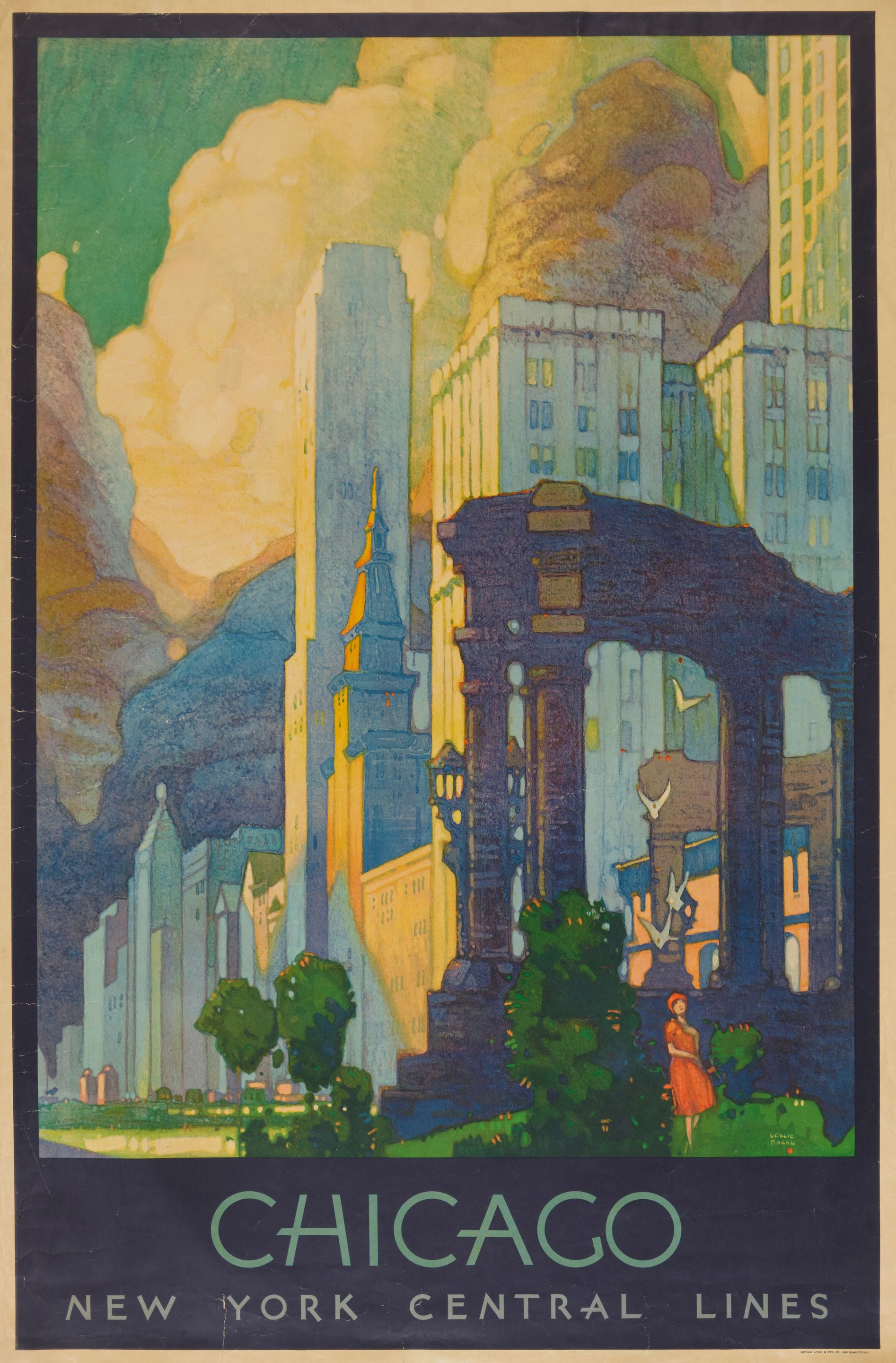 Bonhams : Leslie Ragan (1897-1972); Chicago/New York Central Lines;
