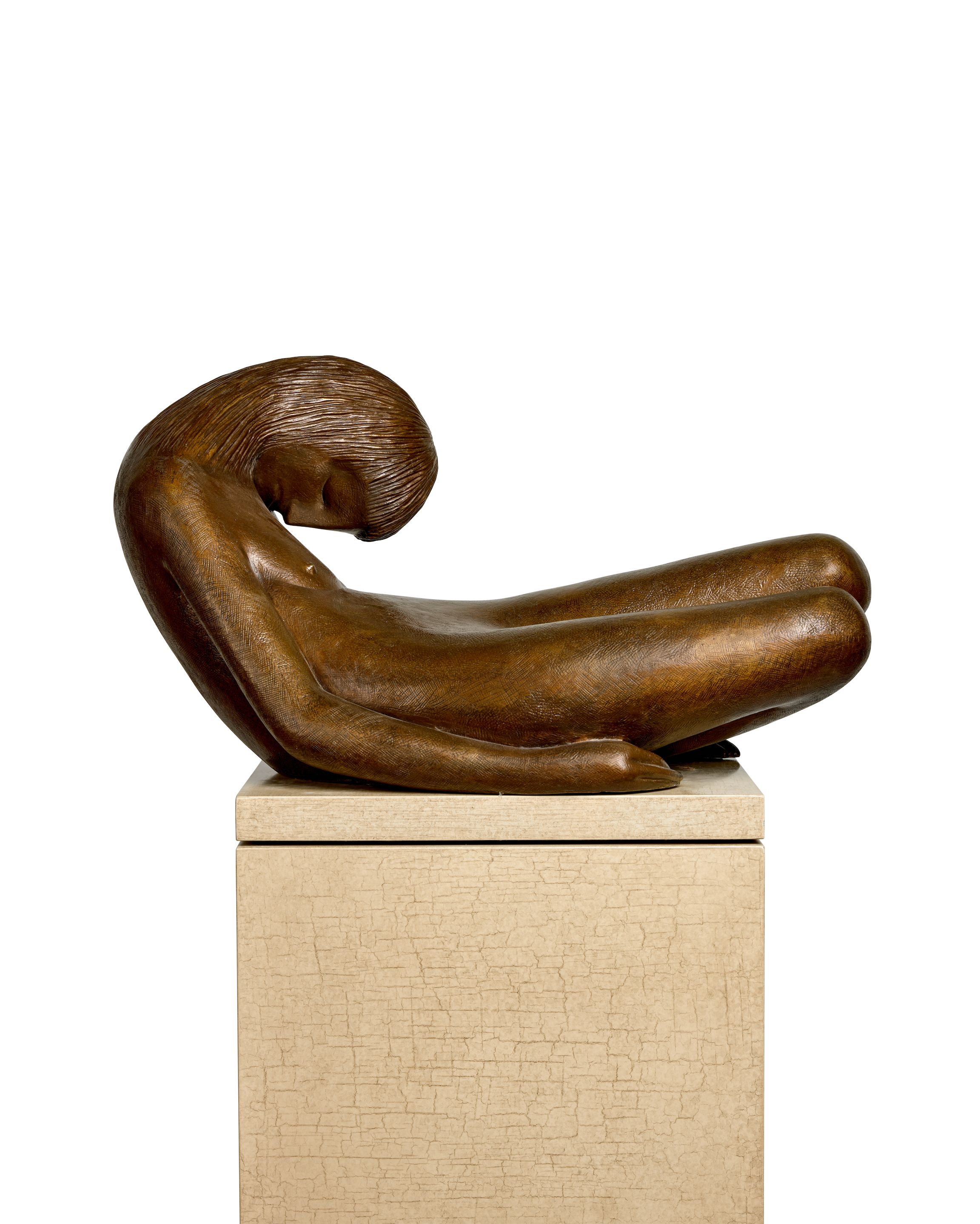 Bonhams : Hugo Robus (1885-1964) Dreamer 15 in. (38.1 cm.) high ...