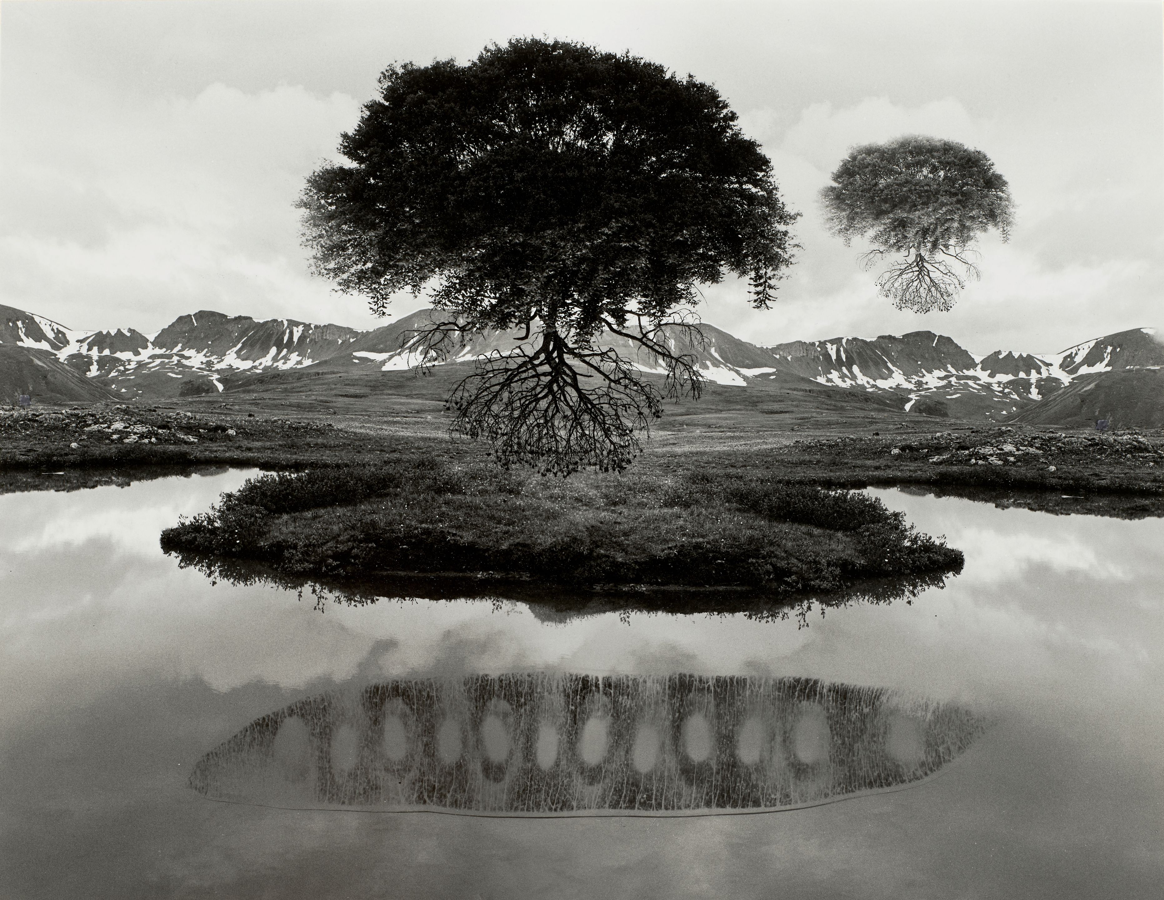 Bonhams : Jerry Uelsmann (1934-2022); Untitled (Floating Tree);