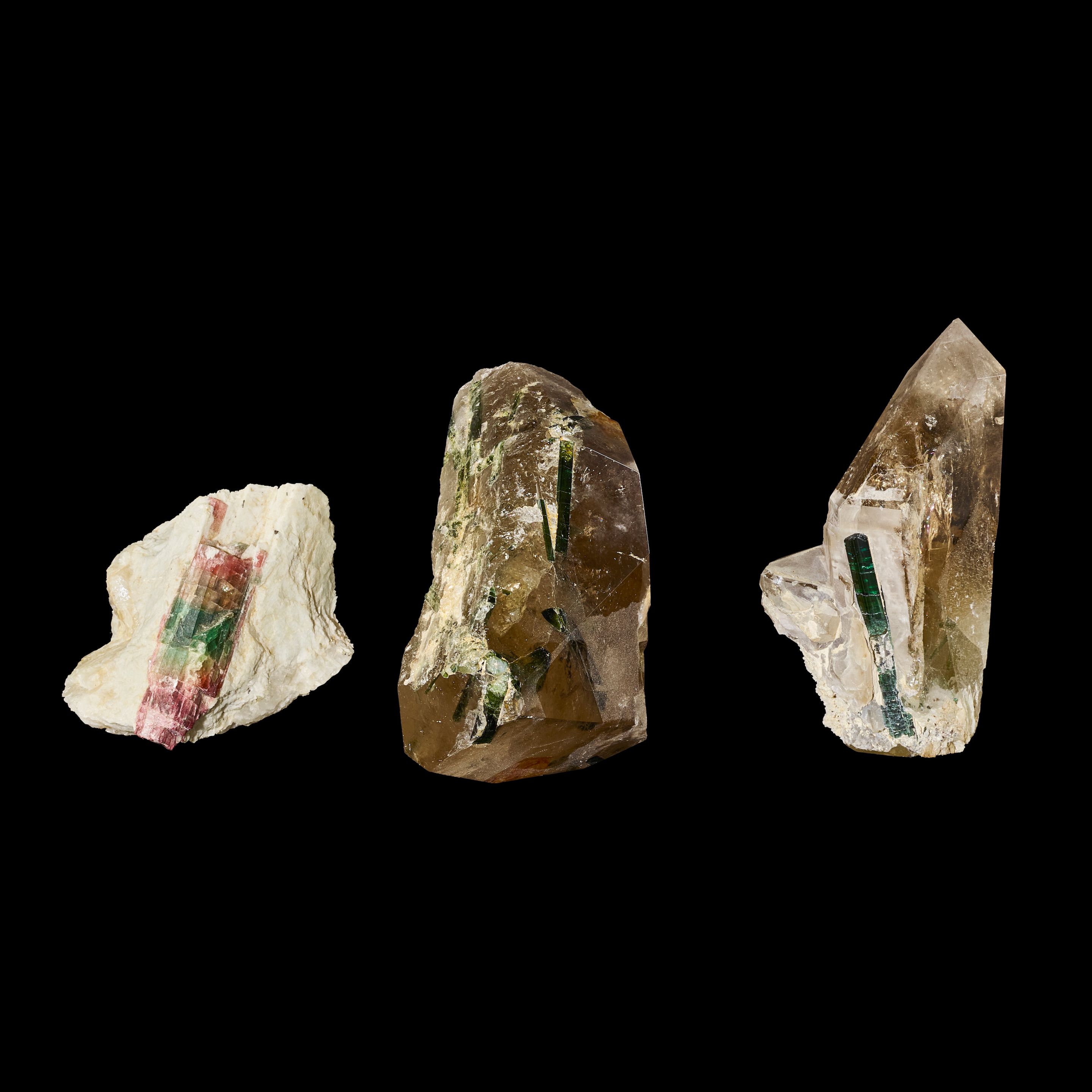 Bonhams : Three Tourmaline Specimens