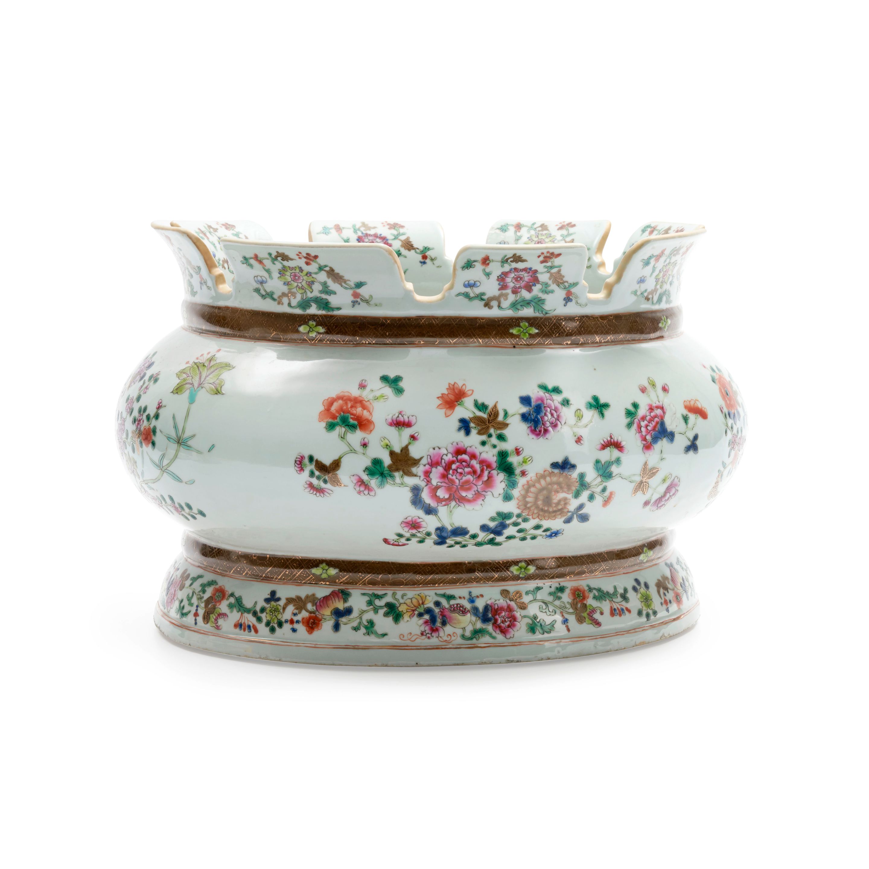 Bonhams Skinner : Large Chinese Export Porcelain Monteith, late 18th ...