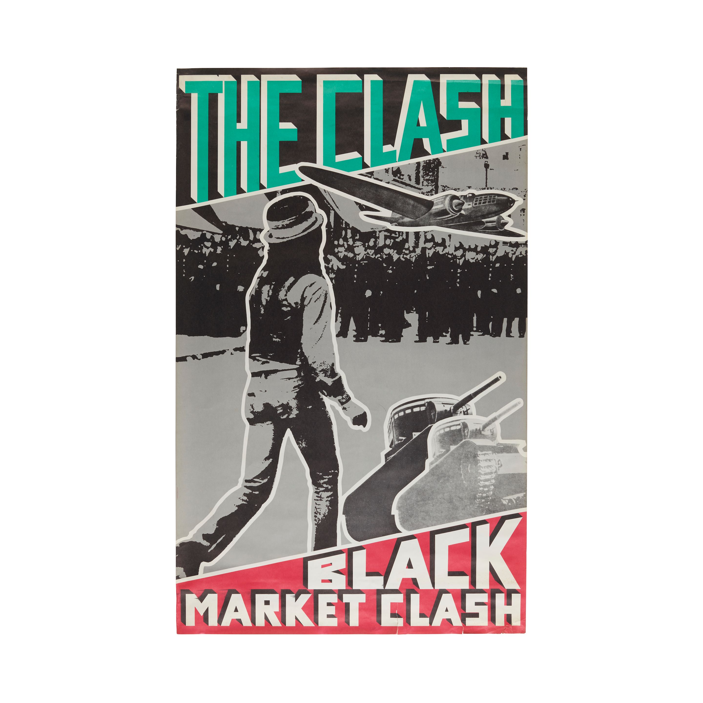 Bonhams : The Clash Black Market Clash US Promotional Poster.