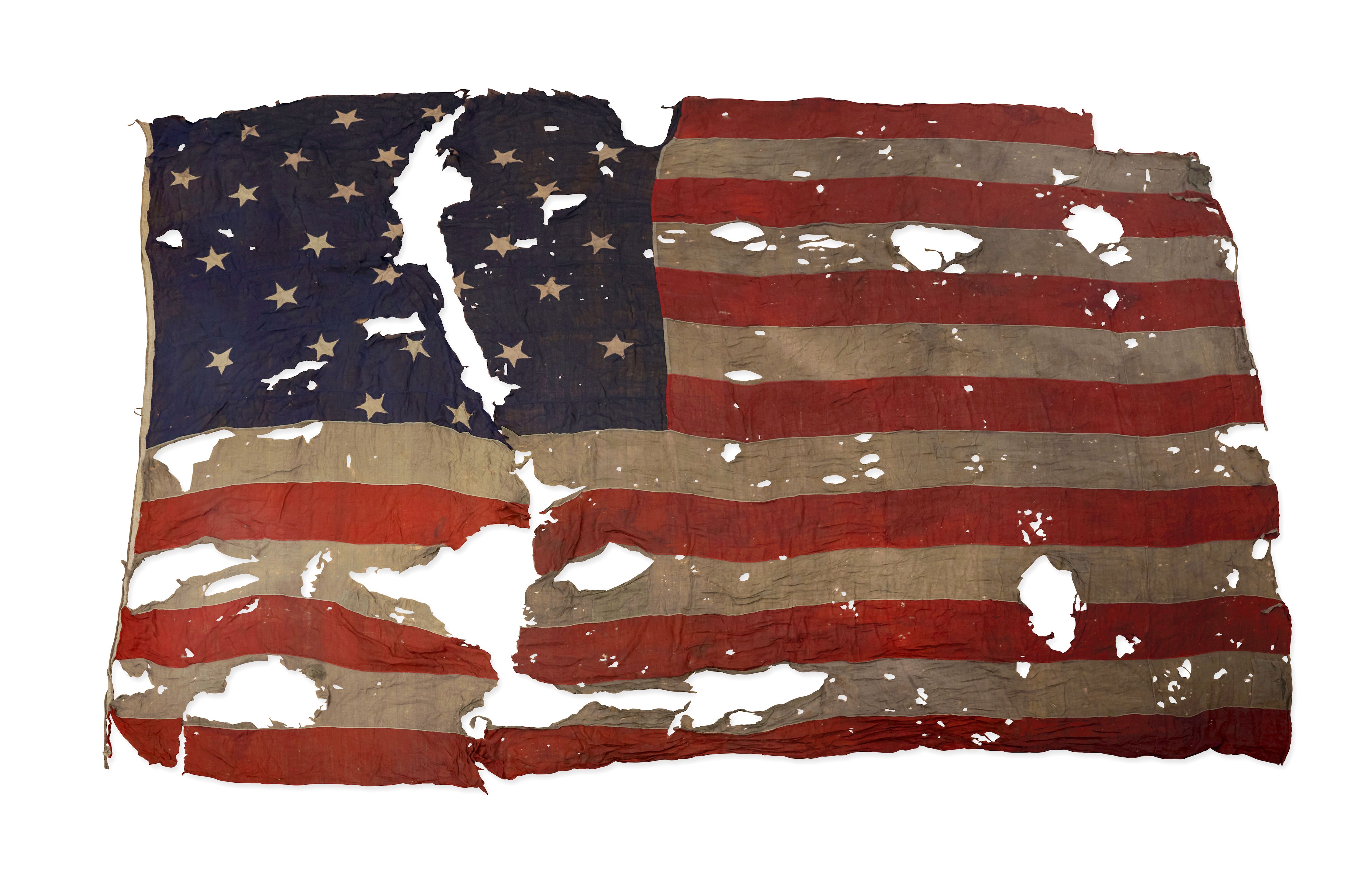 Bonhams Skinner : A U.S. 23 TO 28 STAR CONVERSION FLAG ATTRIBUTED TO ...