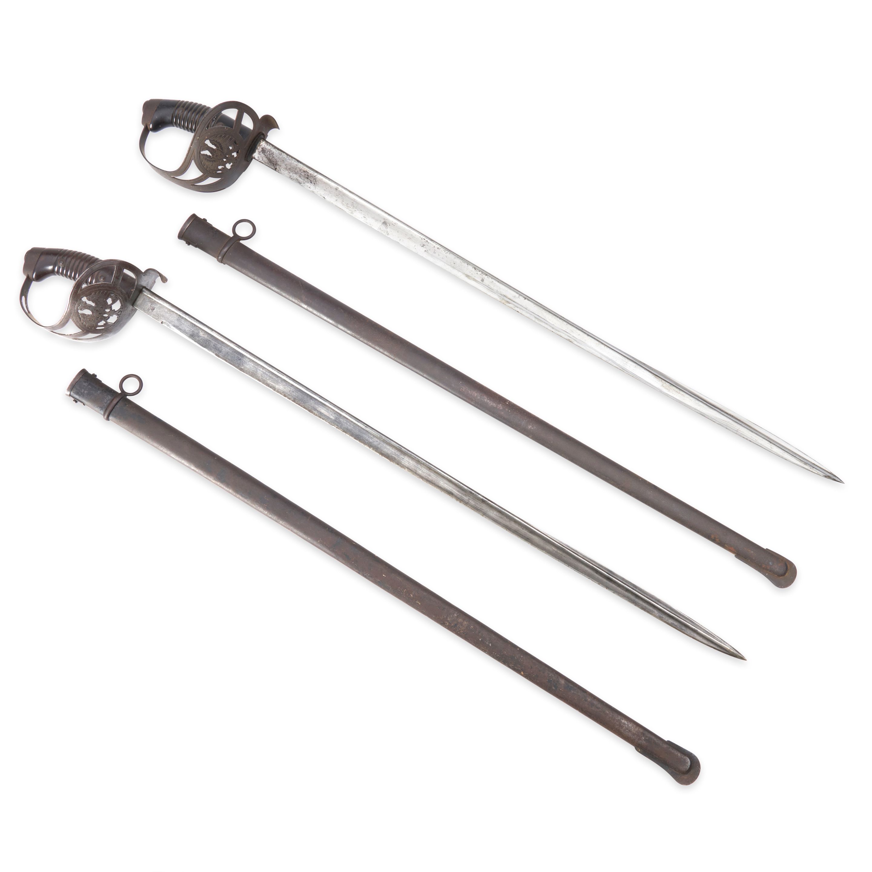 Bonhams Skinner : Two Prussian K89/M1889 Cavalry Trooper's Swords with ...