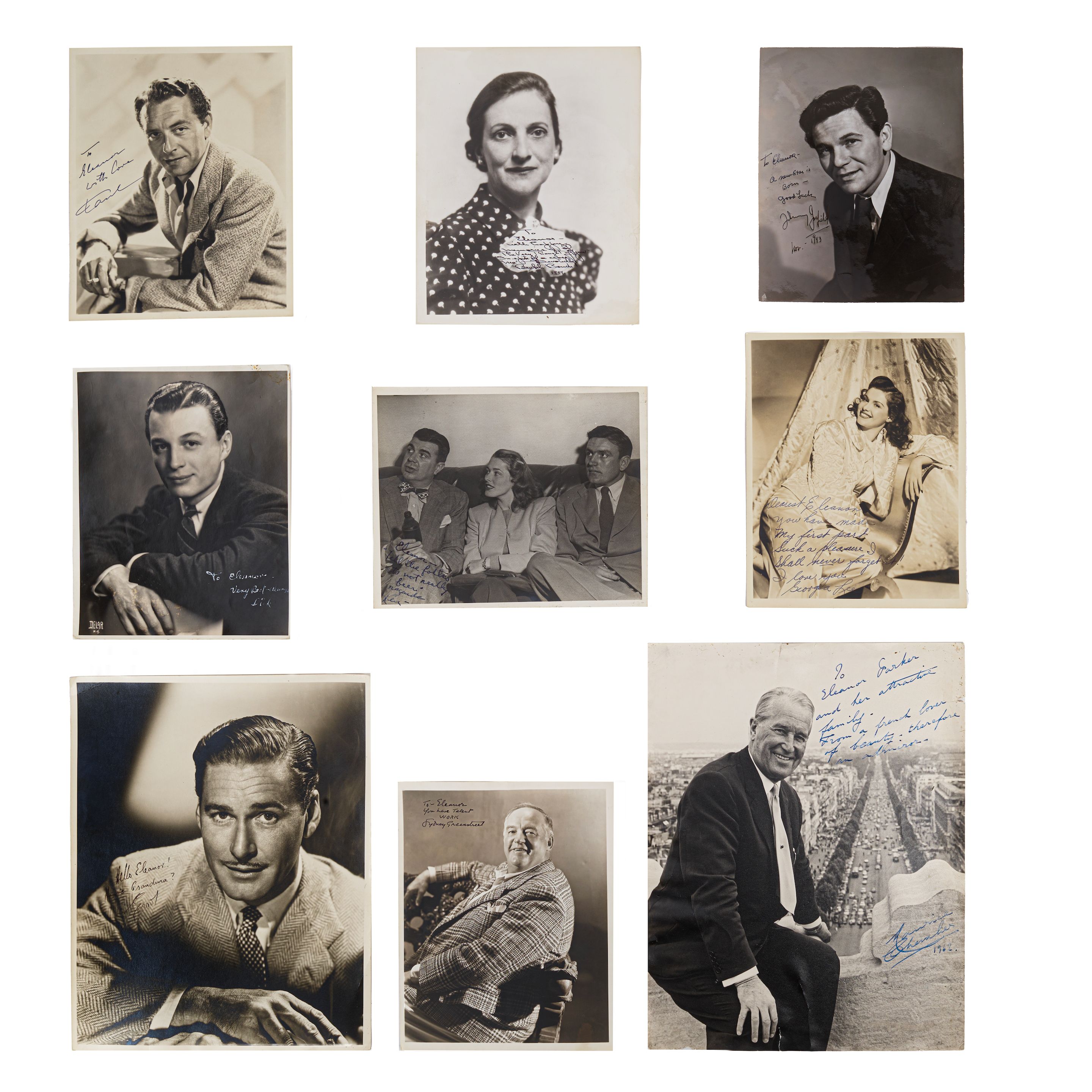 Paul Clemens Eleanor Parker European Film Star Postcards: Eleanor