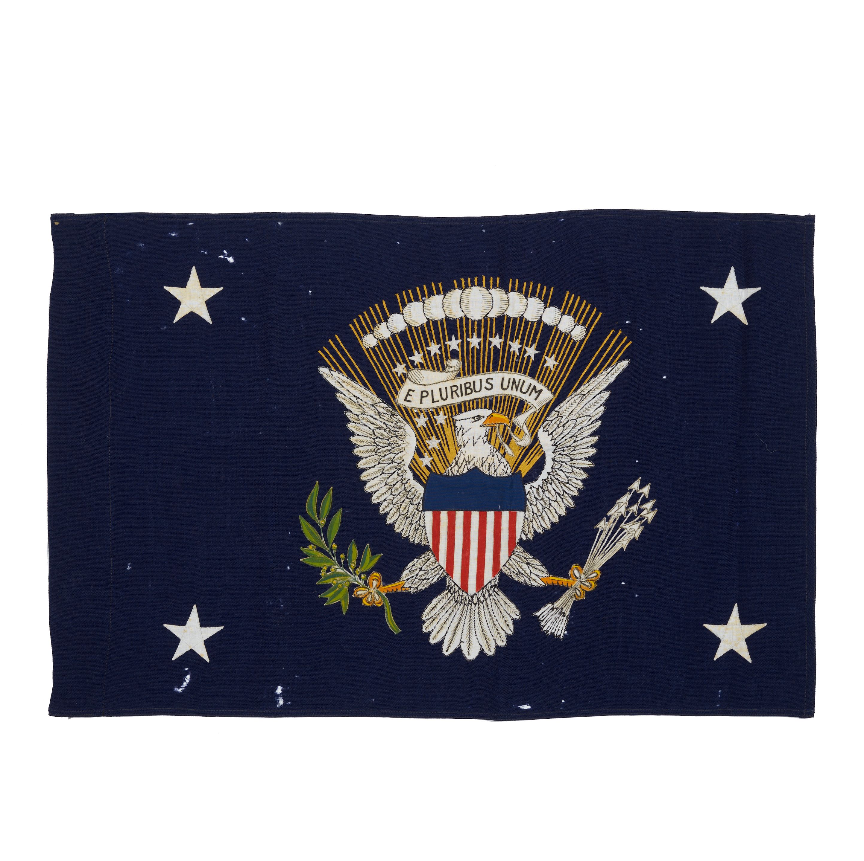 Bonhams : FRANKLIN D. ROOSEVELT'S FINAL PRESIDENTIAL AUTOMOBILE FLAG. A ...