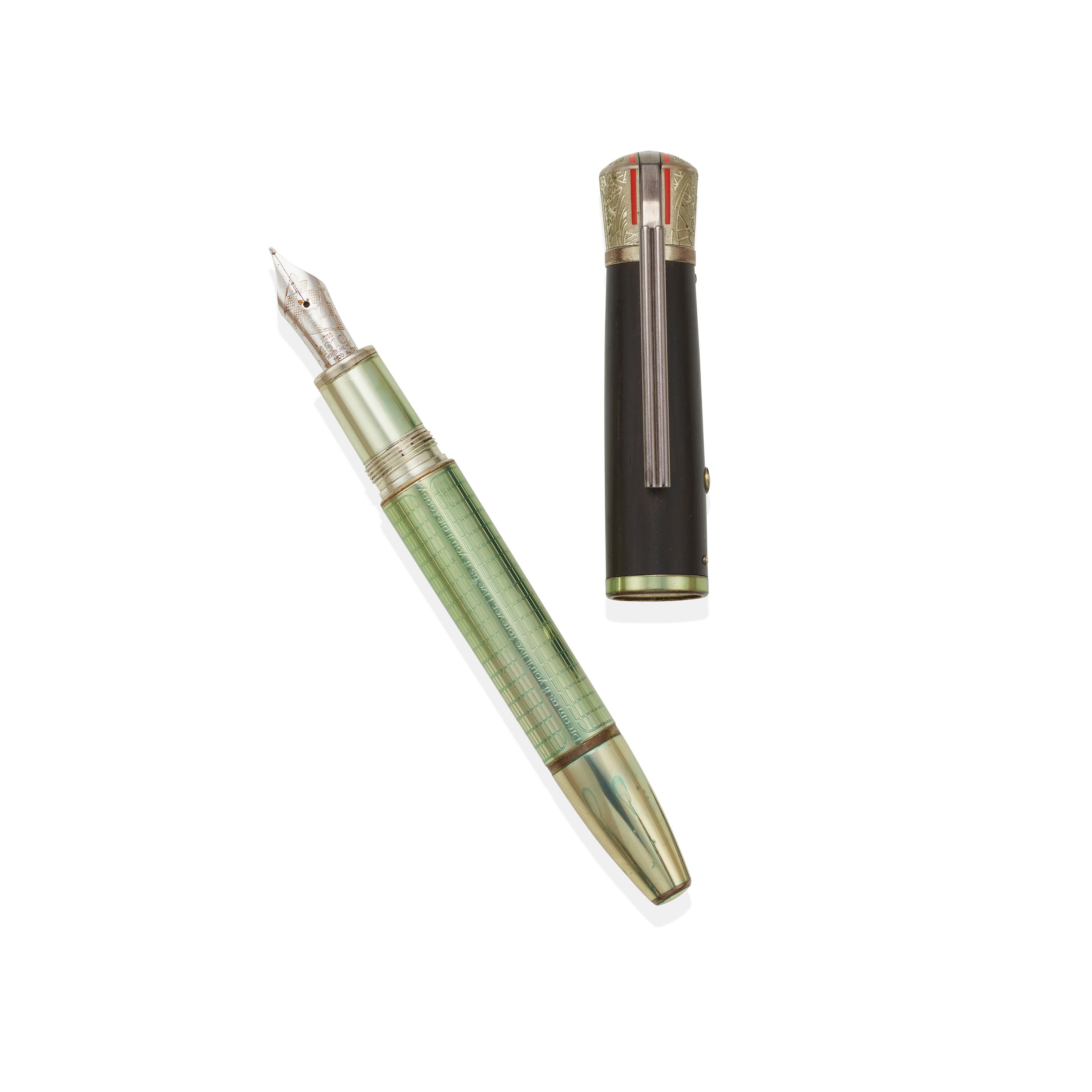 Bonhams : MONTBLANC. A LIMITED EDITION STERLING SILVER AND WOOD ...