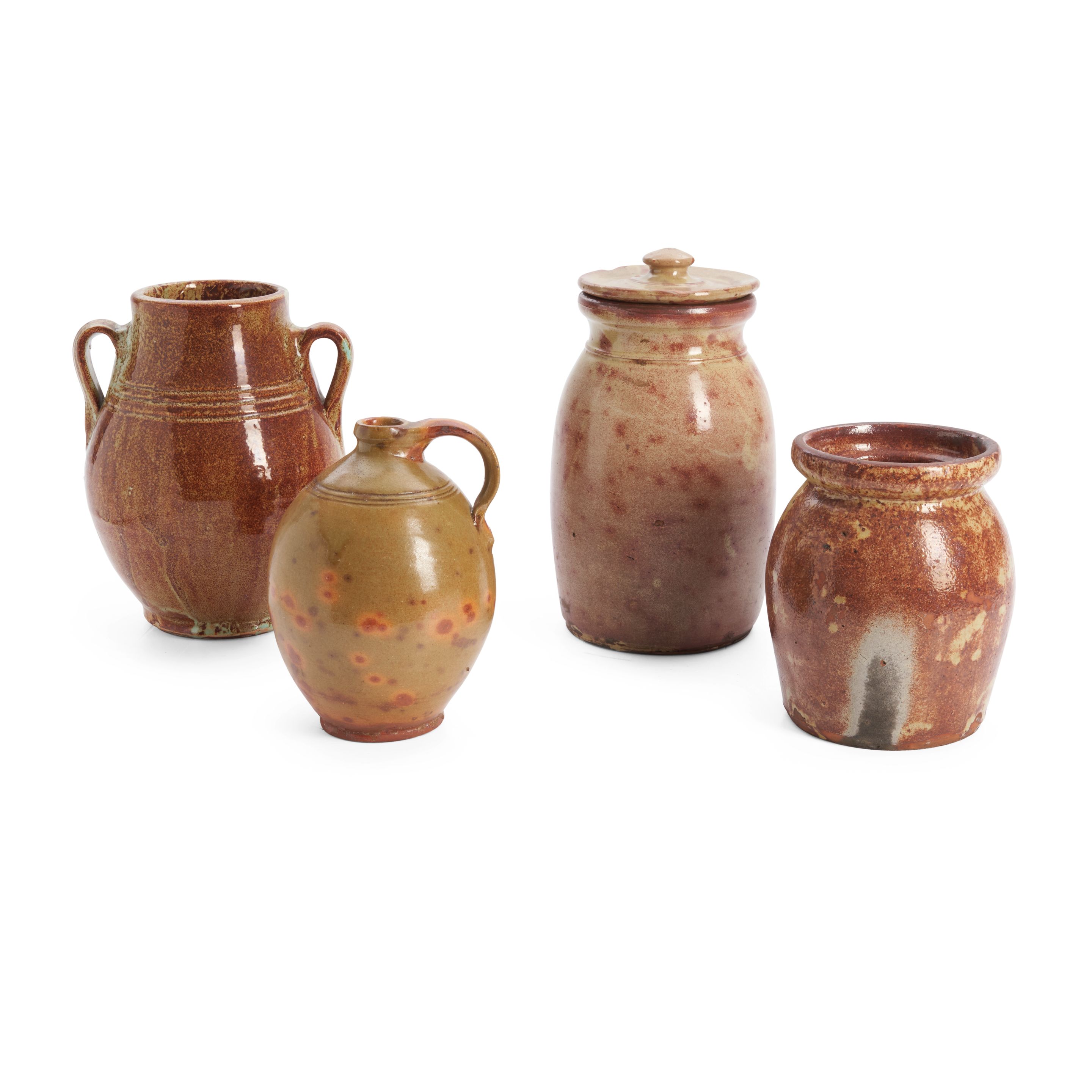 Bonhams Skinner : Four Glazed Redware Vessels, New York and New England ...