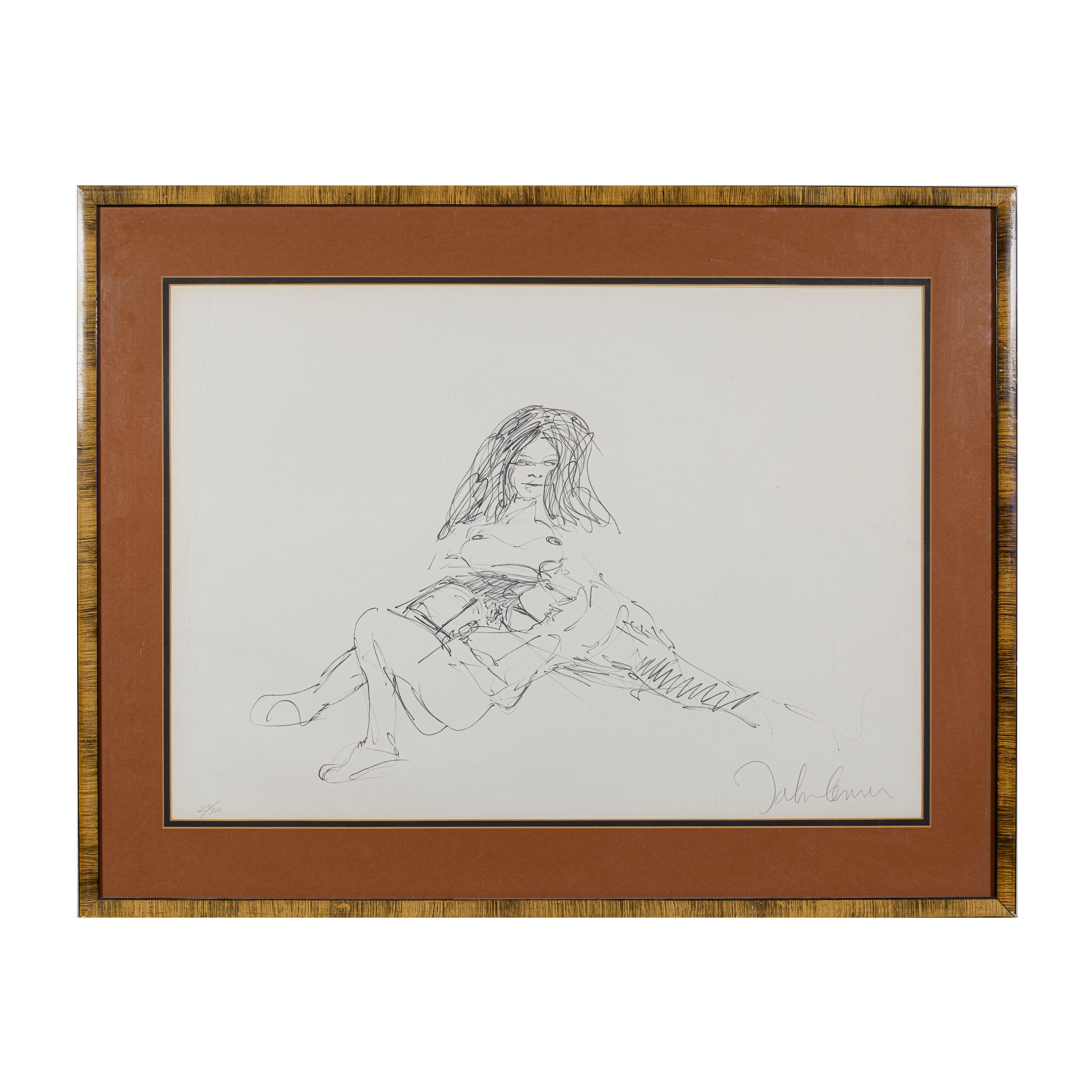 Bonhams : A John Lennon Lithograph from the Bag One Series