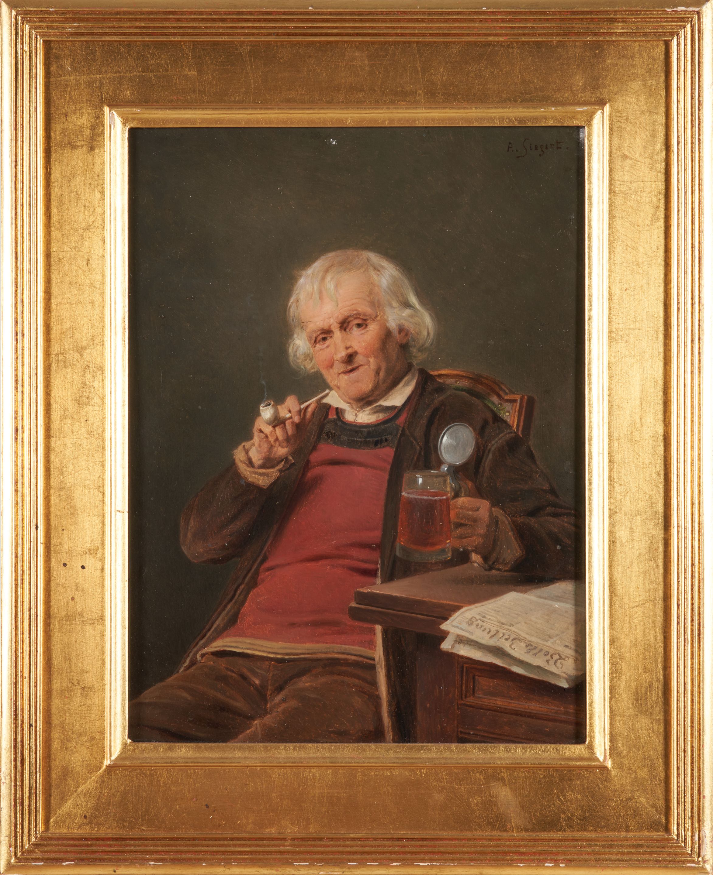 Bonhams Skinner : AUGUST FRIEDRICH SIEGERT (German, 1820-1883) A Pint ...