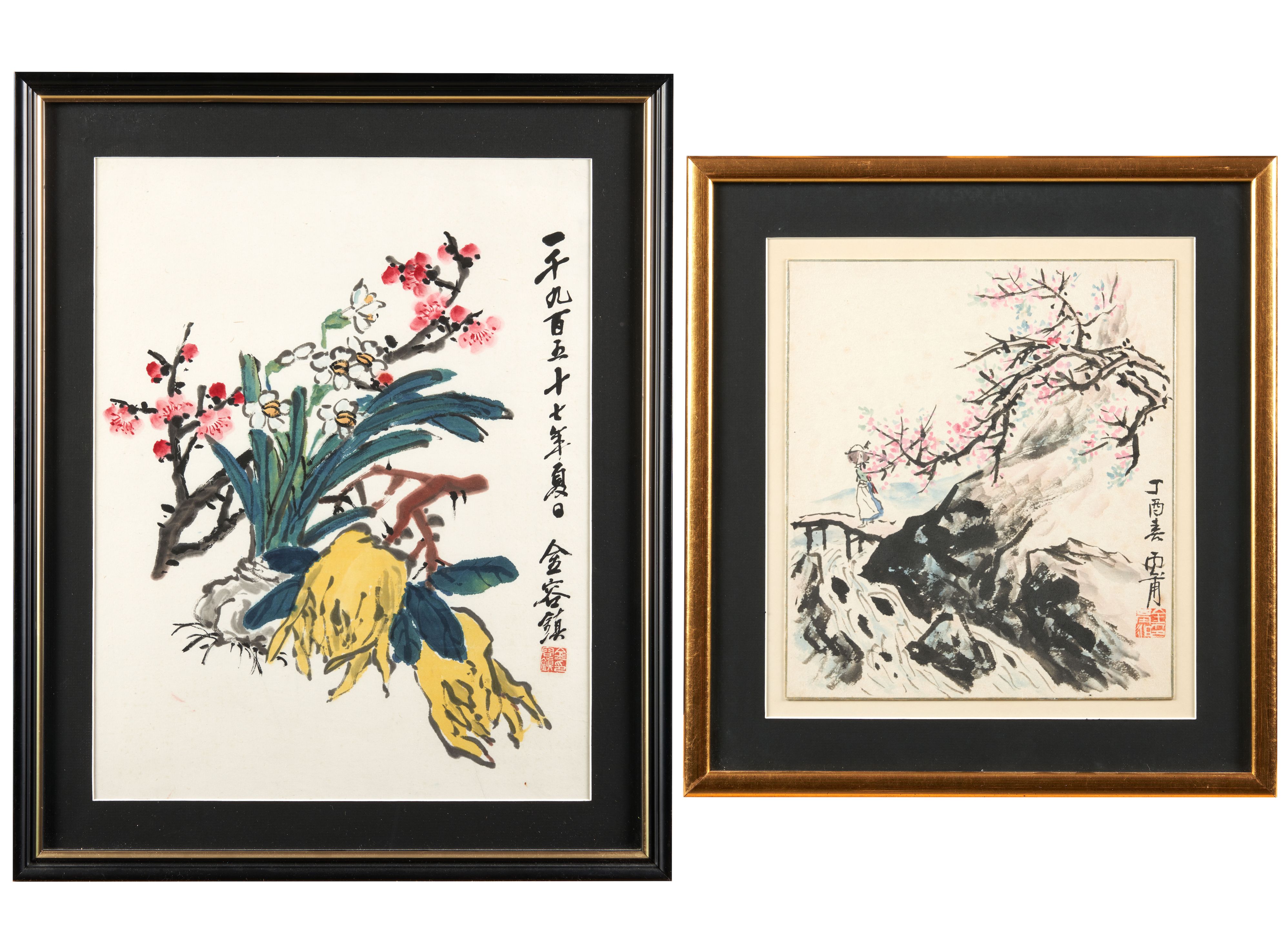 Bonhams Skinner : UNBO KIM KI-CHANG (1913-2001) AND KIM YONGJIN (1876 ...