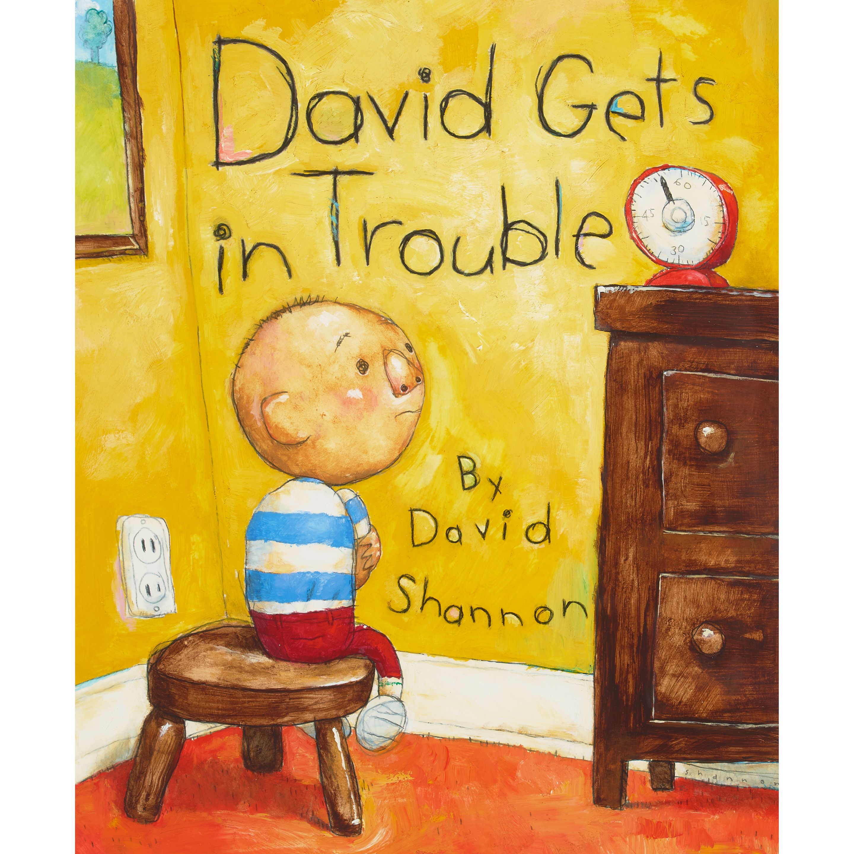 Bonhams : A DAVID SHANNON COVER ART ILLUSTRATION FOR DAVID GETS IN ...