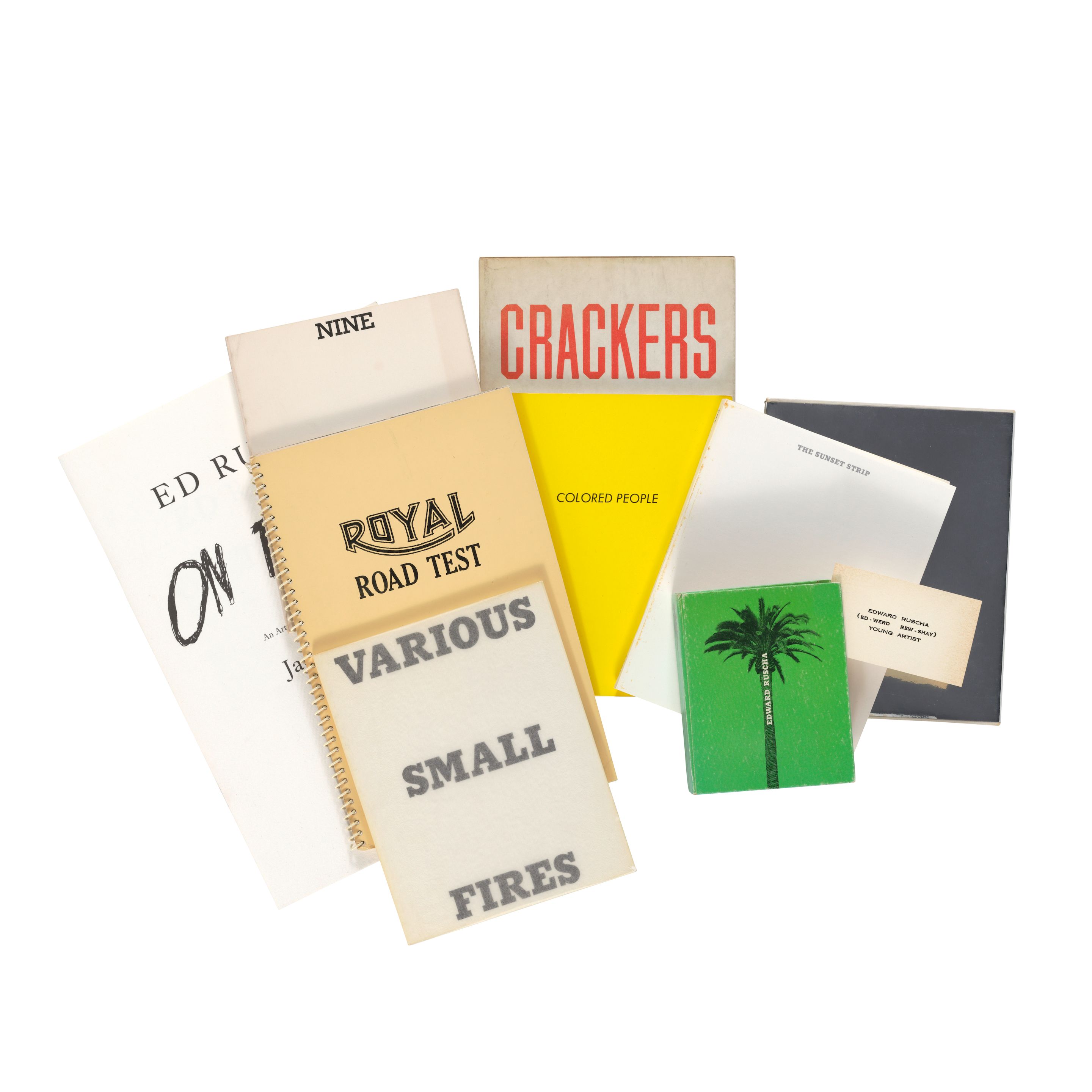 Bonhams : RUSCHA, EDWARD. B. 1937. A group of 8 books with lithographic ...