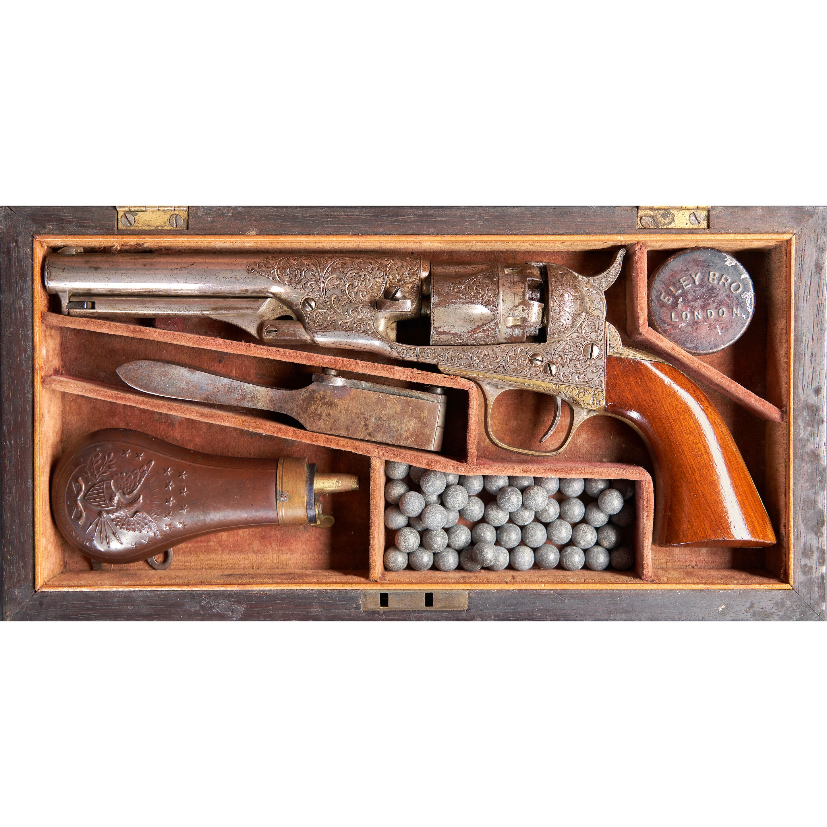 Bonhams Skinner : A CASED, ENGRAVED AND SILVER-PLATED METROPOLITAN ...