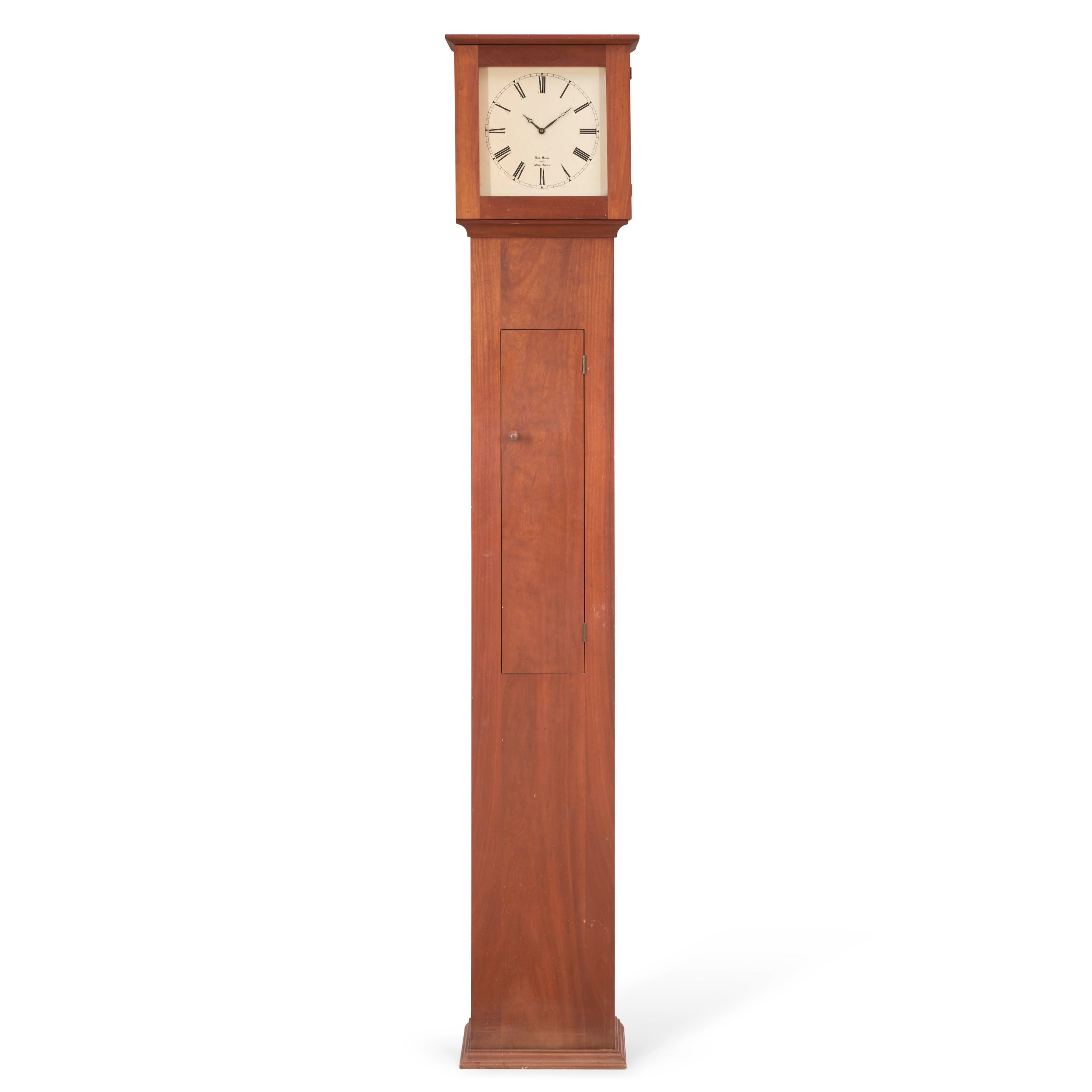 Bonhams Skinner : Shaker-style Cherry Tall Case Clock Thomas Moser (est ...