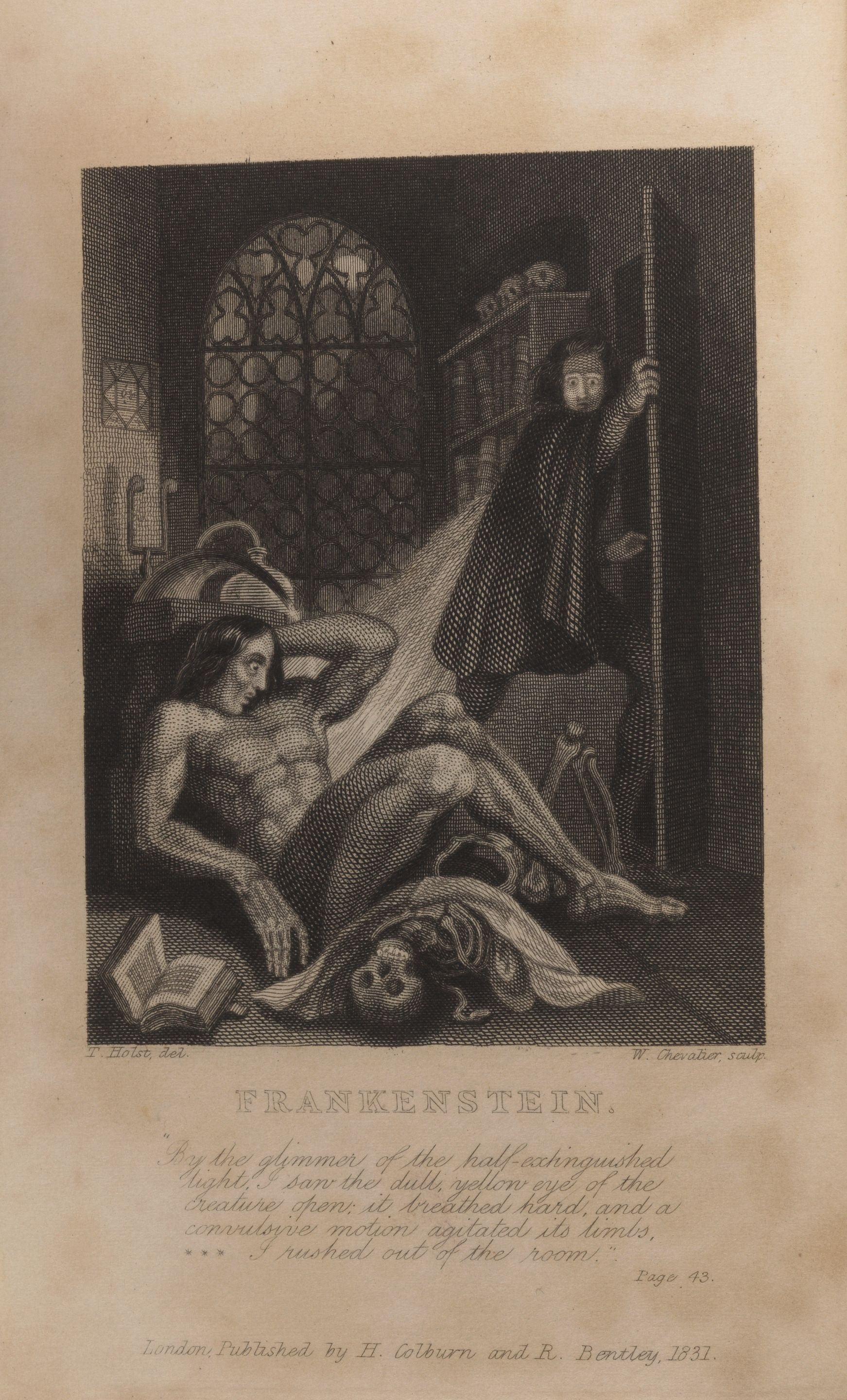 Bonhams : SHELLEY, MARY WOLLSTONECRAFT. 1797-1851. Frankenstein; or The ...