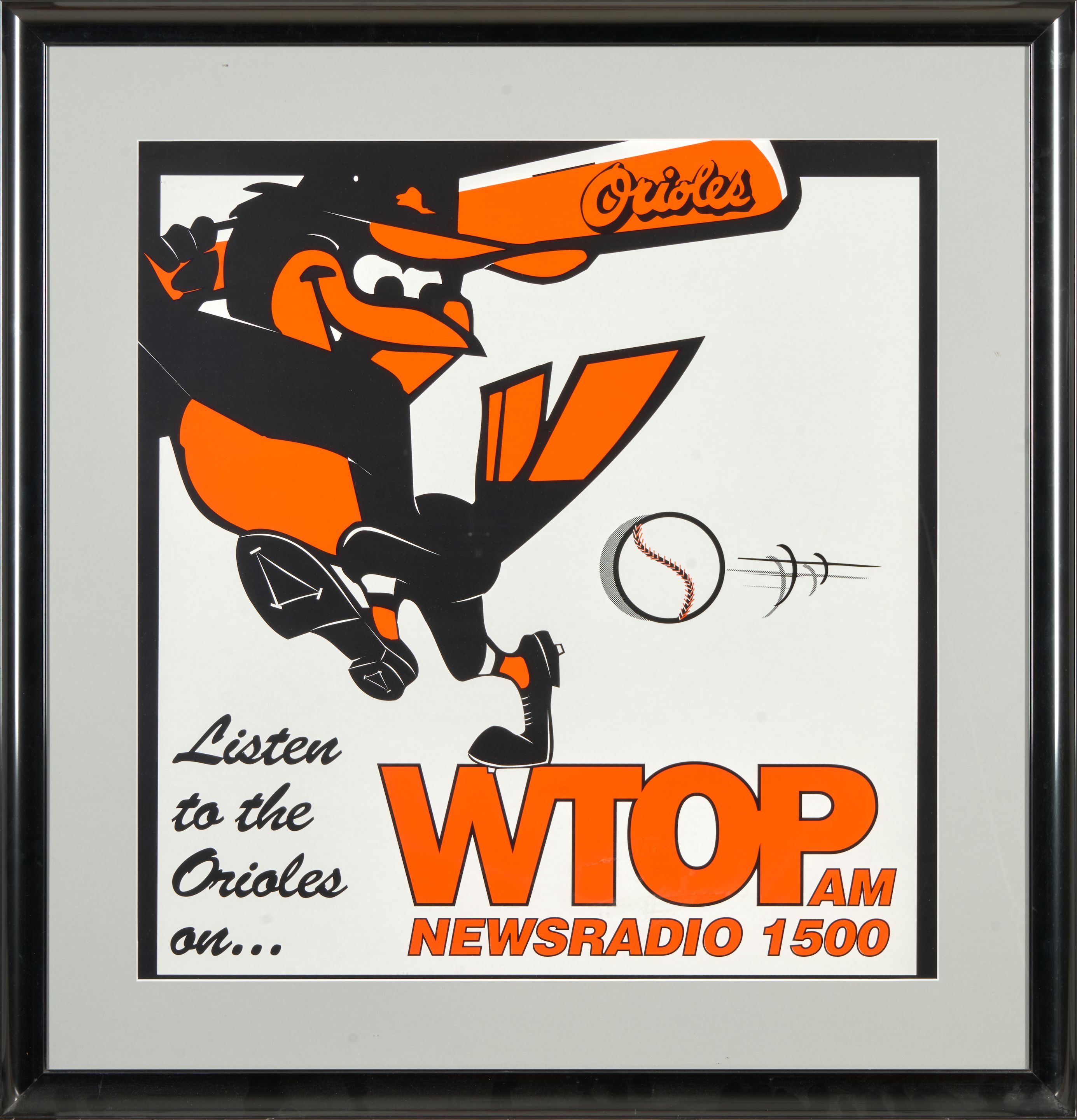 Bonhams Skinner : Baltimore Orioles WTOP AM Newsradio 1500 Advertising ...
