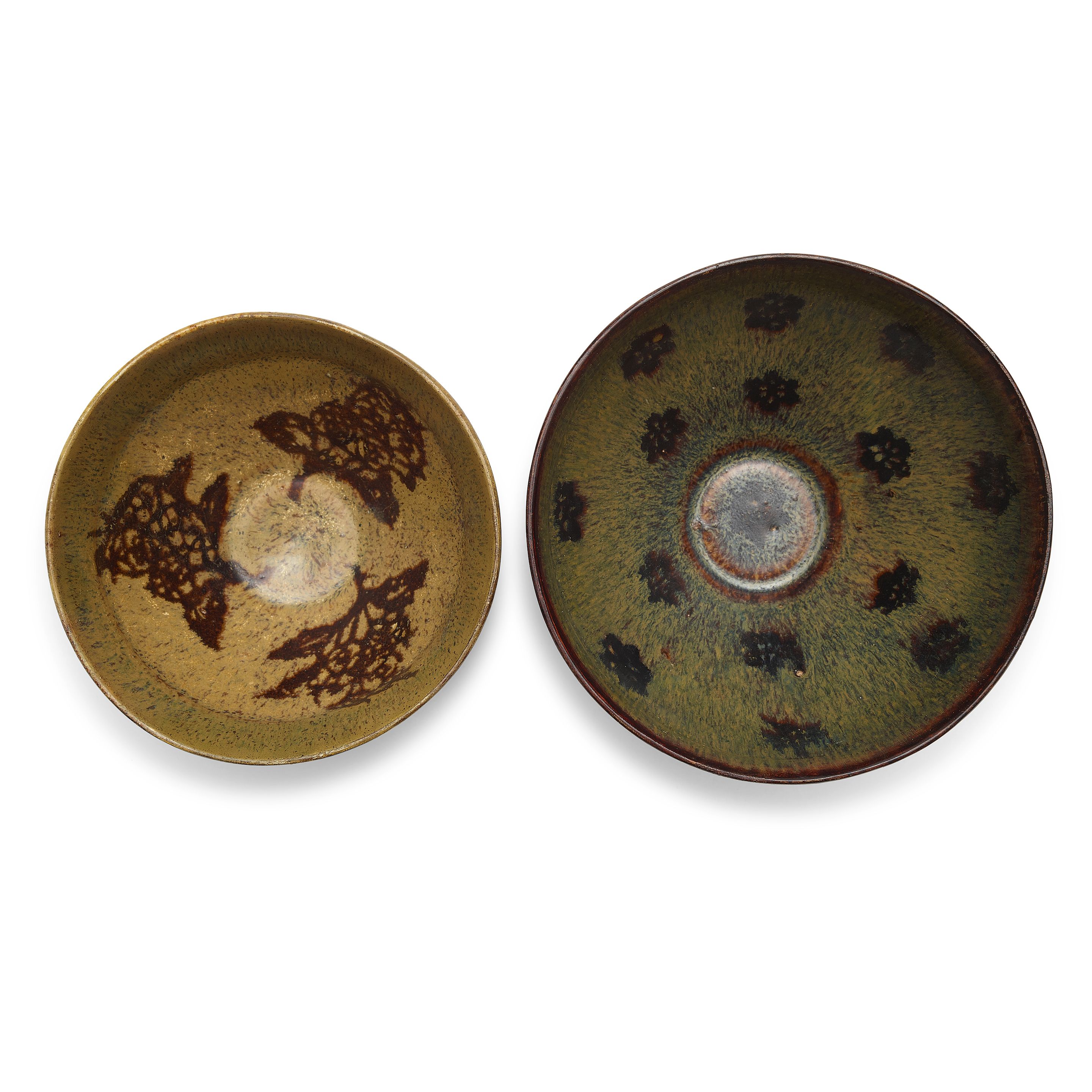 Bonhams : TWO JIZHOU 'PAPERCUT' TEA BOWLS Southern Song dynasty (2)